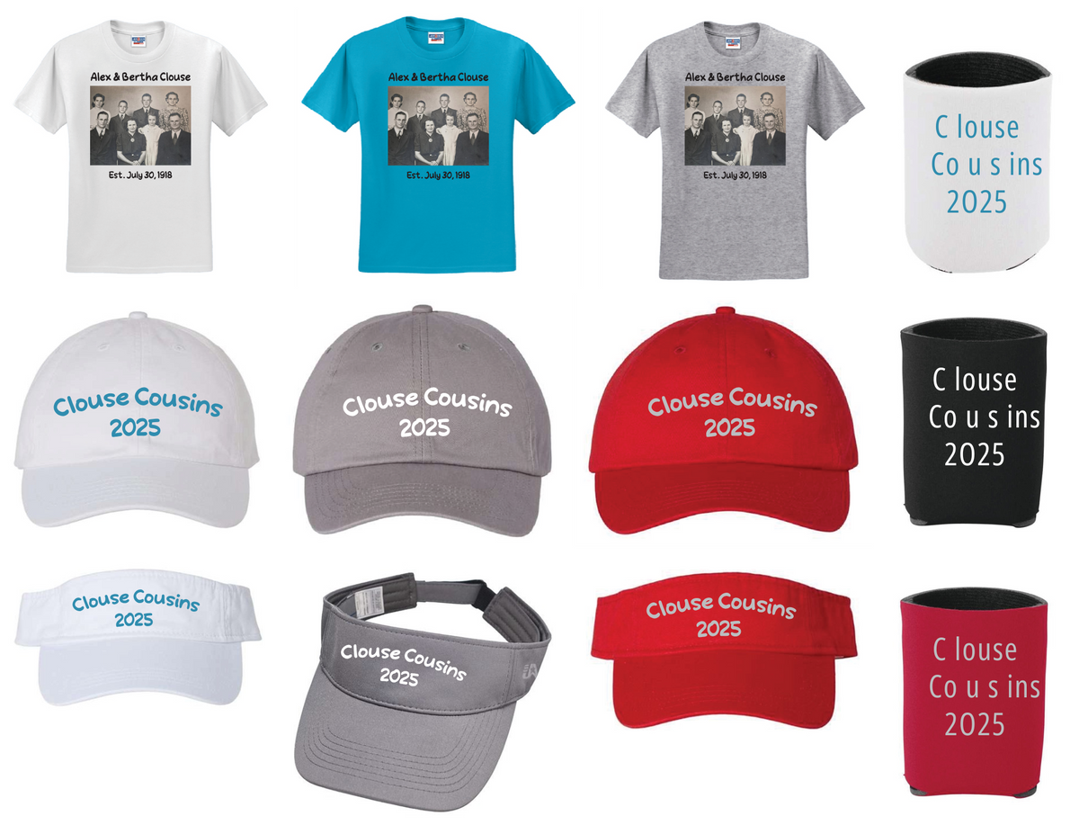 Clouse Family Reunion HATS – Beyond Laser Creations